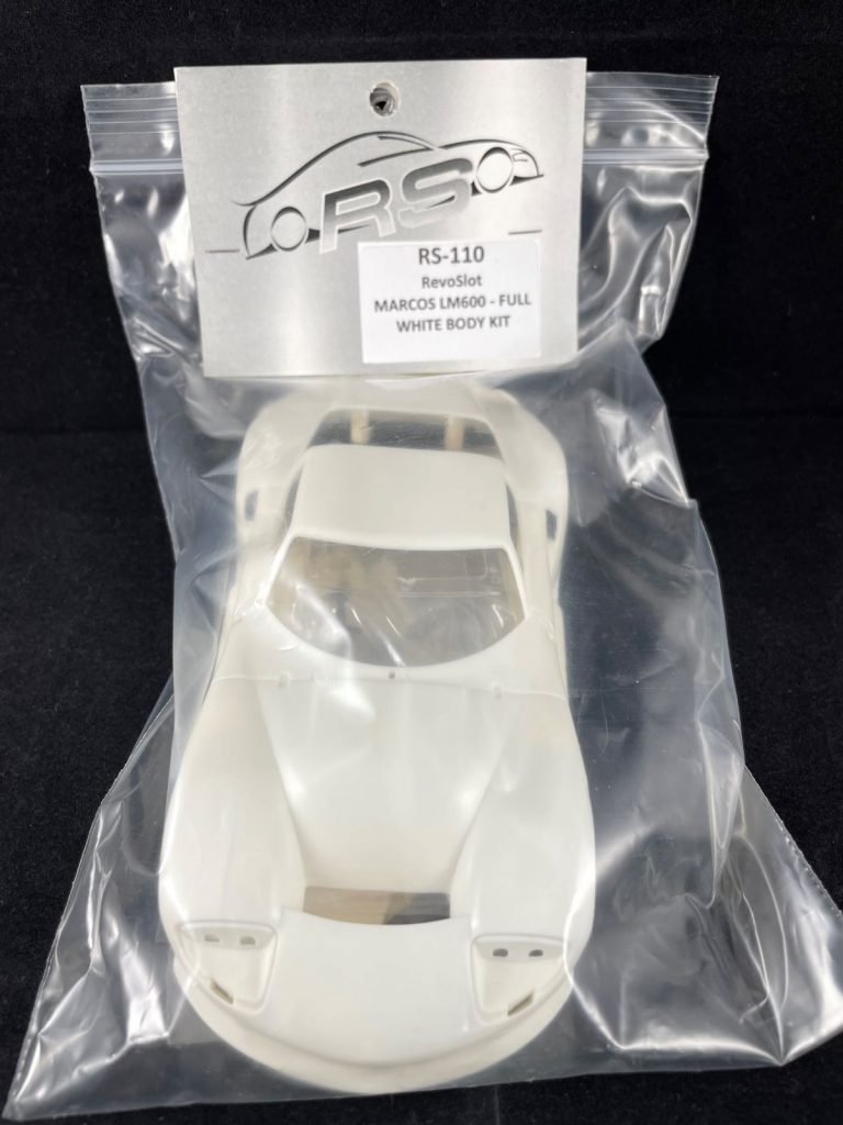 RS110 REVO SLOT MARCOS LM600 WHITE BODY KIT - Bonza Slot Cars and Hobbies