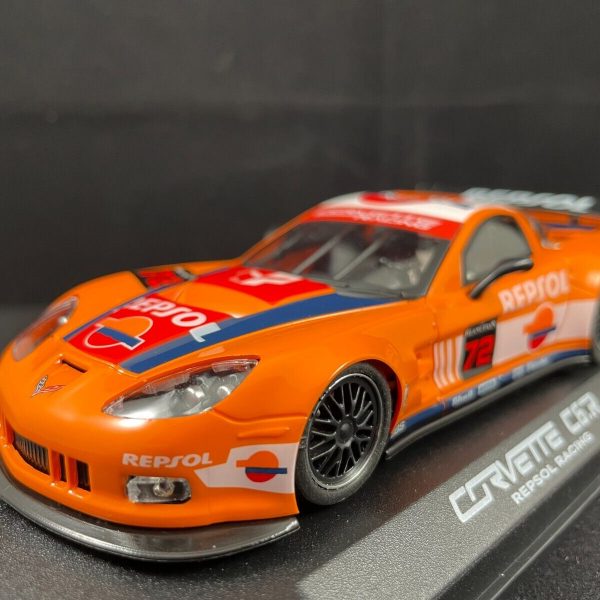 0272SW NSR CORVETTE C6R REPSOL RACING #72 ORANGE 1:32 SCALE SLOT CAR ...