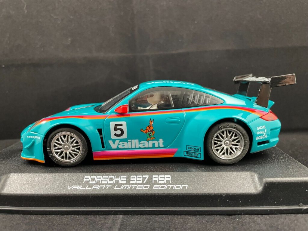 0281SW NSR PORSCHE 997 RSR VAILANT #5 1:32 SCALE SLOT CAR - Bonza Slot ...