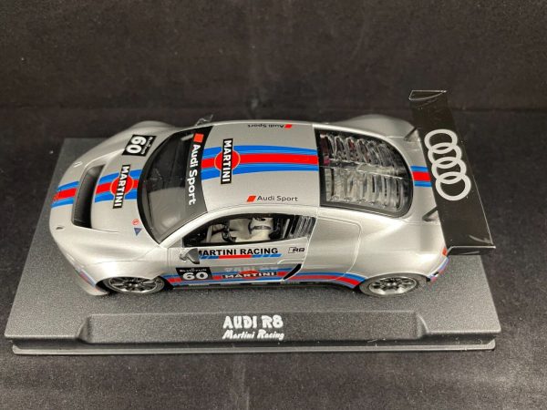 0317SW NSR AUDI R8 #60 MARTINI RACING SILVER 1:32 SCALE SLOT CAR ...