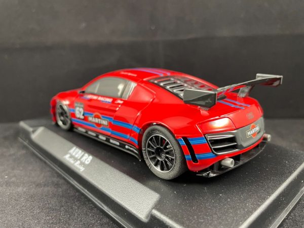 * 0319SW NSR AUDI R8 #62 MARTINI RACING RED 1:32 SCALE SLOT CAR - Bonza ...