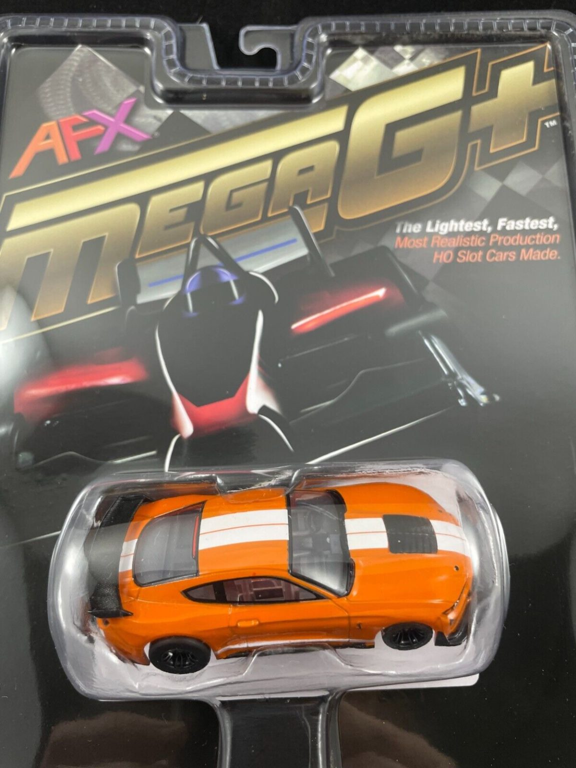 22069 AFX MEGA G PLUS FORD MUSTANG SHELBY GT500 TWISTER ORANGE HO SCALE ...
