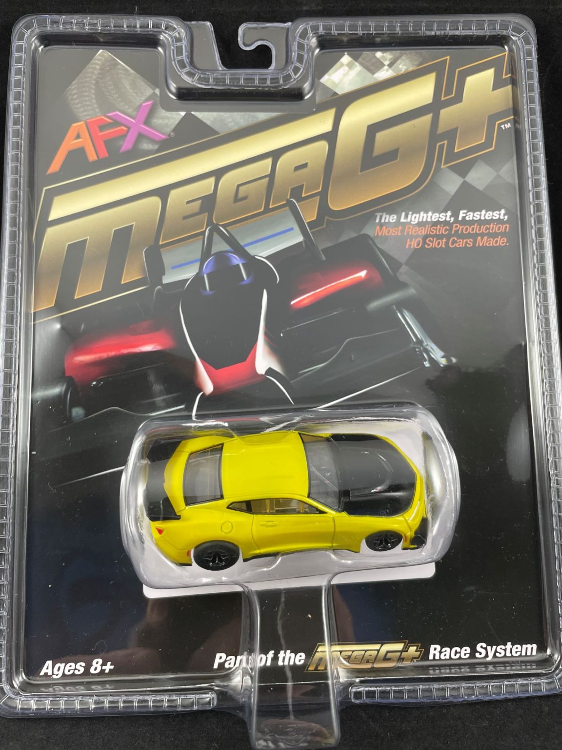 22075 AFX MEGA G PLUS 2022 CHEVROLET CAMARO 1LE SHOCK YELLOW HO SCALE ...