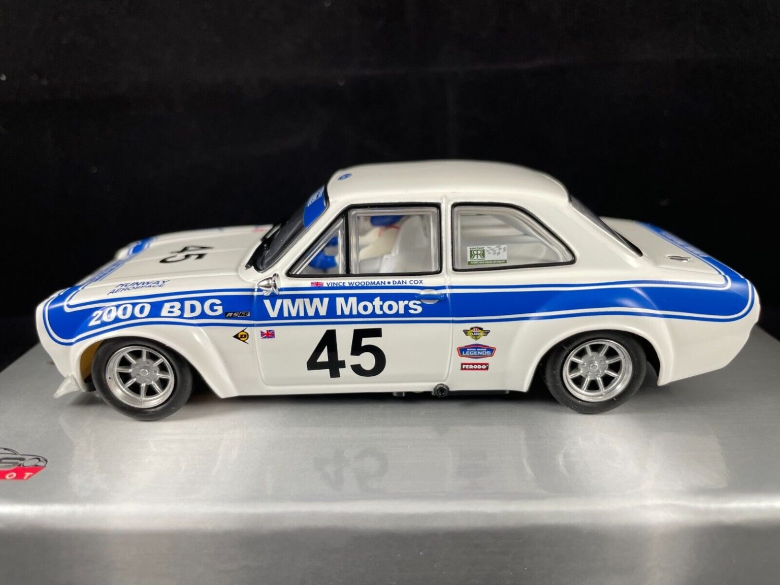 RS0185 REVO SLOT FORD ESCORT MKI RS1600 FIA RACE CAR #45 1:32 SCALE ...
