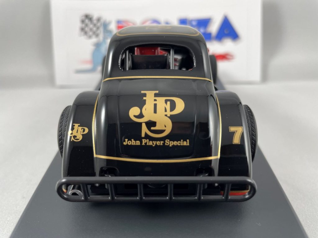 P179 PIONEER 1937 DODGE COUPE LEGENDS RACER BLACK JPS #7 JOHN PLAYER ...