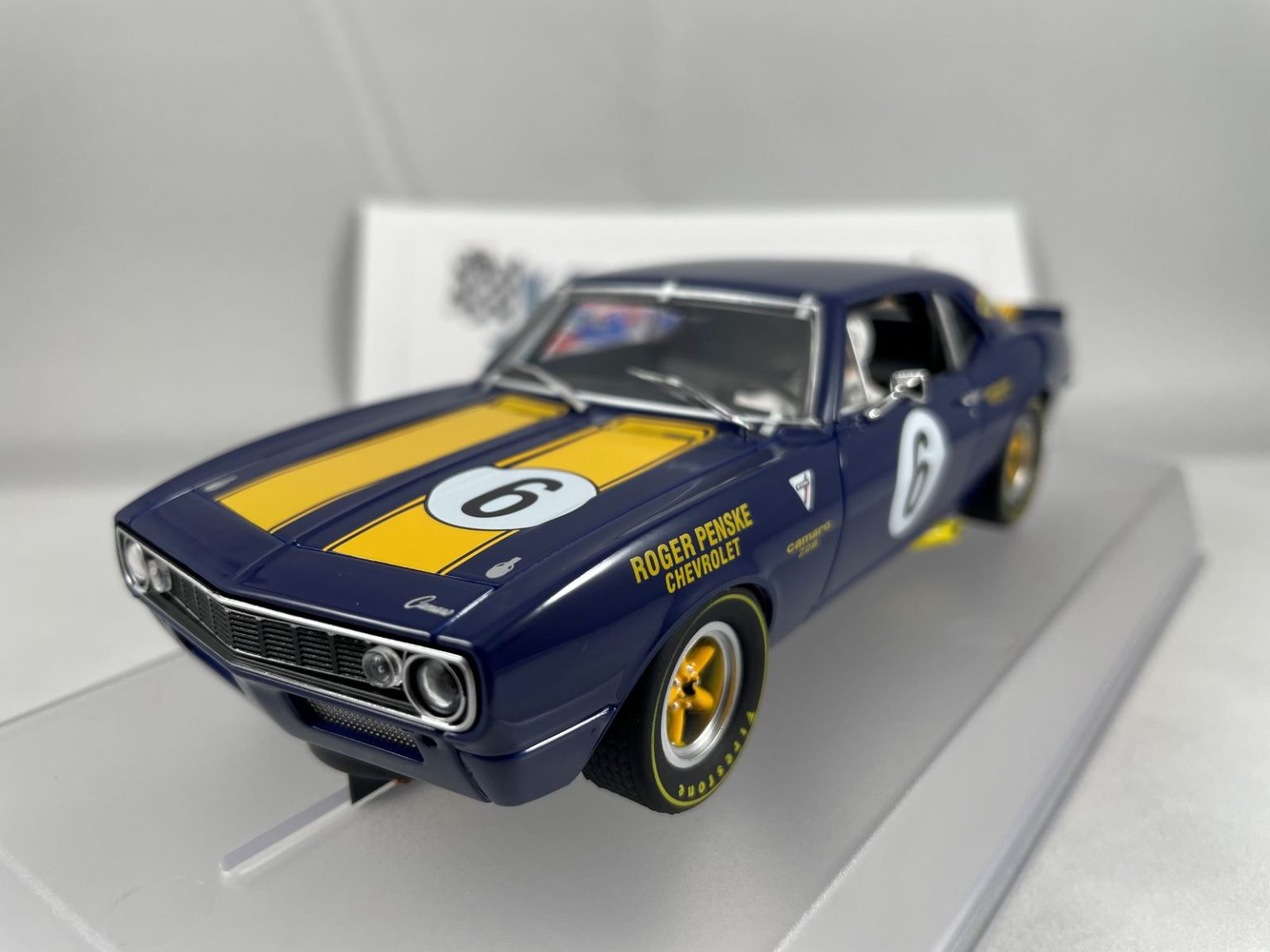 P093 PIONEER 1967 TRANS-AM PENSKE SUNOCO CAMARO #6 MARK DONOHUE 1:32 ...
