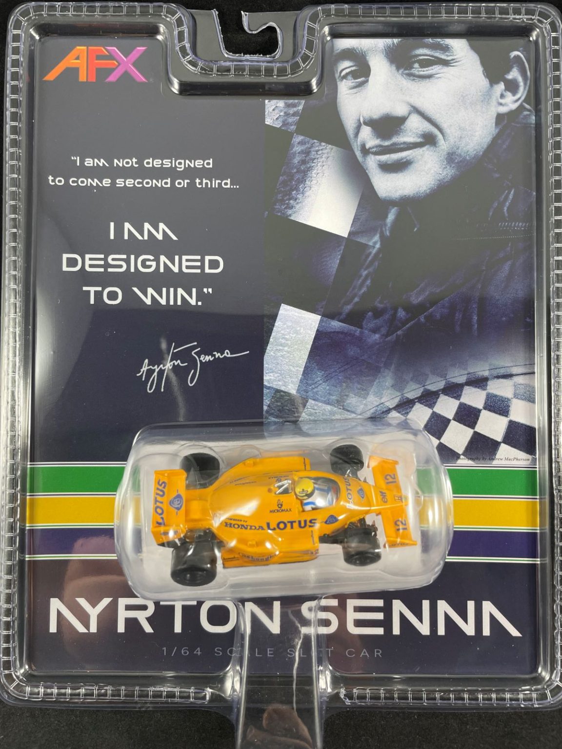 22114 AFX MEGA G PLUS F1 LOTUS 97T CAMEL #12 AYRTON SENNA 1987 HO SCALE ...