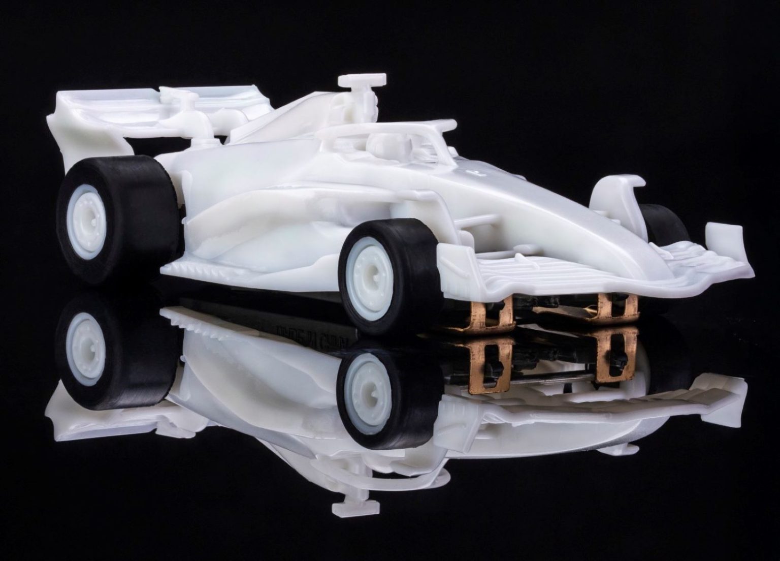 22089 AFX MEGA G PLUS F1 WHITE PAINTABLE HO SCALE SLOT CAR - Bonza Slot ...