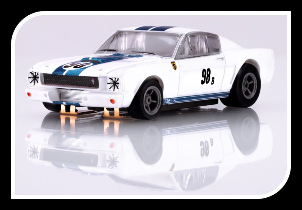 22125 AFX MEGA G PLUS FORD MUSTANG "PONY" GT350R #98BHO SCALE SLOT CAR ...